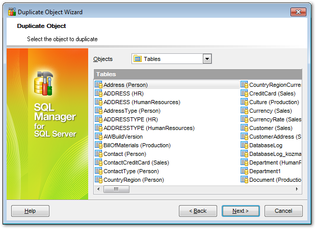 Online Documentation for SQL Manager for SQL server | SQLManager